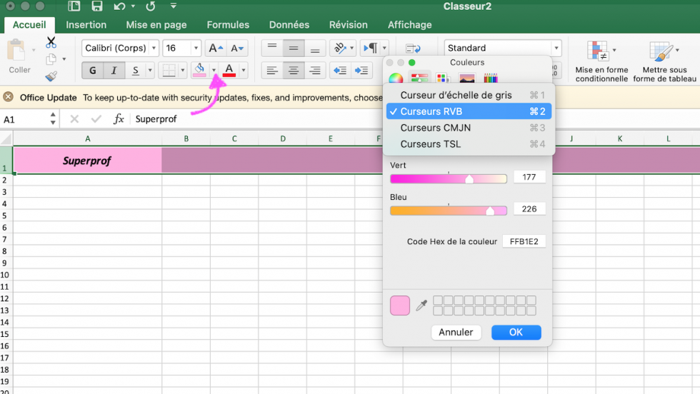 Comment Faire un Tableau sur Excel ? | Superprof