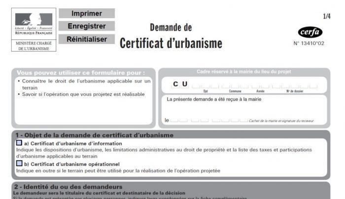 Le Certificat d’Urbanisme | Superprof