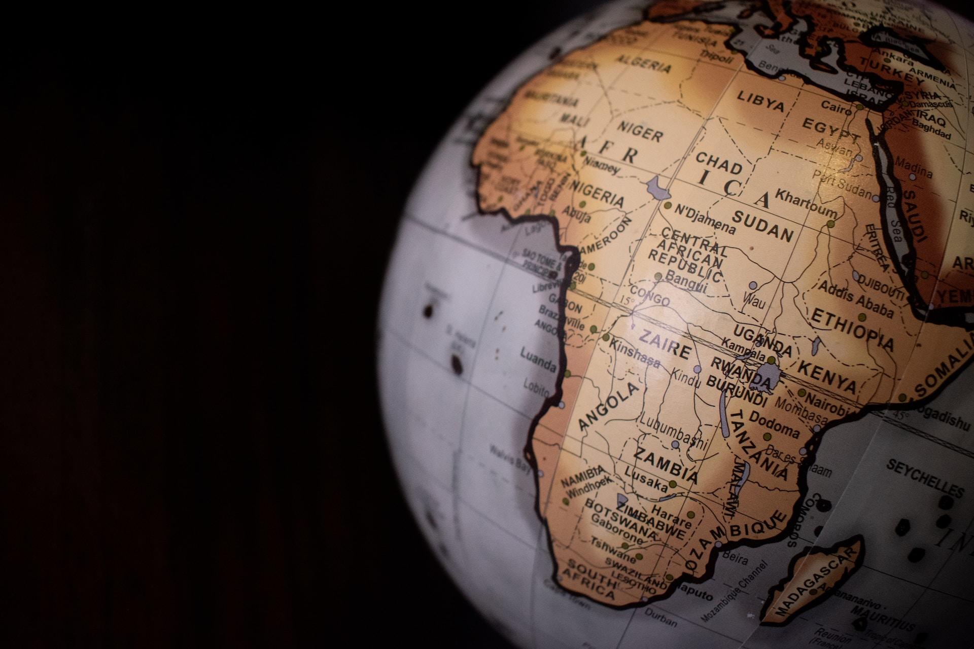 Carte Des Pays Et Capitales D'afrique Afrique
