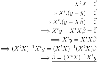 Economètrie - Formules et Équations