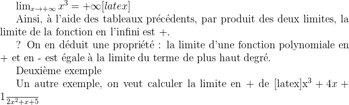Limites et Formes Indéterminées | Superprof